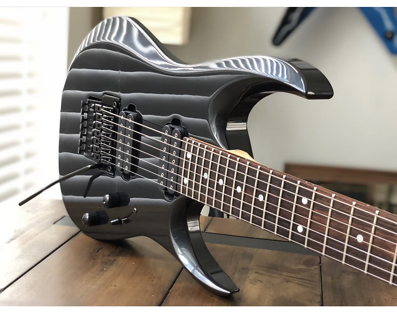 Ibanez Custom RGD 7-String in BMW Sophisto Grey w/ Upgrades | Reverb