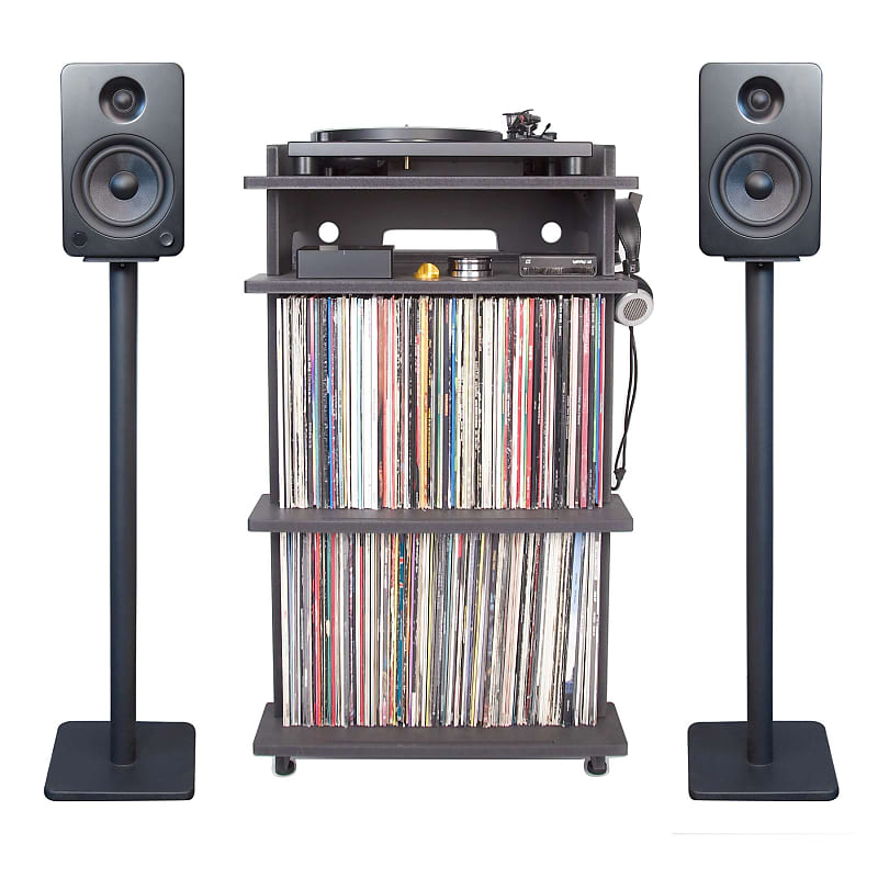 Line Phono: Turntable Stand / 32" Kanto Speaker Stands / | Reverb
