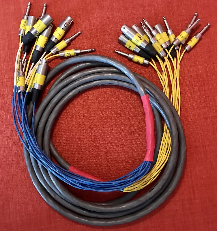 14 ft. 12-channel recording snake cables (XLR and 1/4” TRS | Reverb