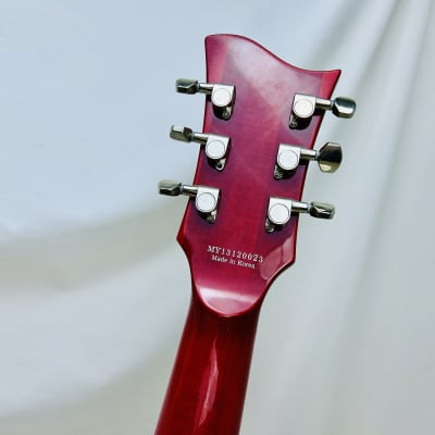 Electra Invicta Red Trans Ruby Electric Guitar With Case - | Reverb