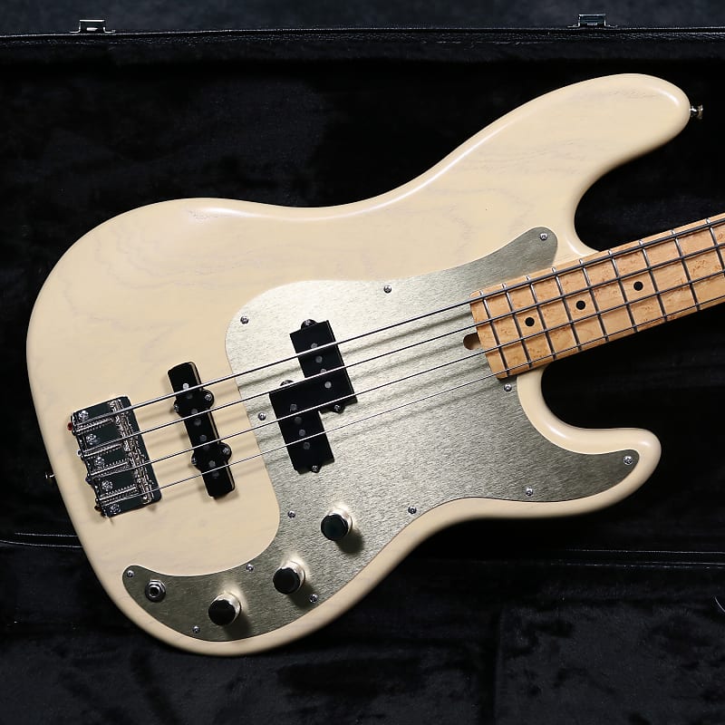Olinto by Labella 4-String PJ Bass - Blonde w/Birdseye Maple | Reverb