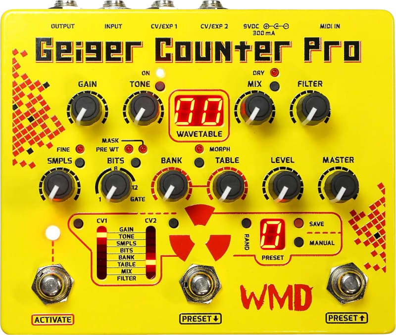 WMD Geiger Counter Pro Digital Destruction Pedal | Reverb