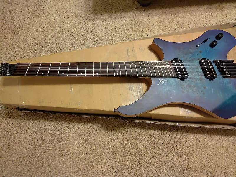 Agile Geodesic 62527 2022 - Blue Purple Burl Headless Multi | Reverb