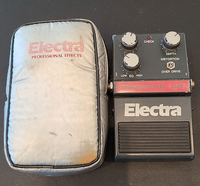 Electra Distortion / O.D. Overdrive 600D Pedal with original | Reverb