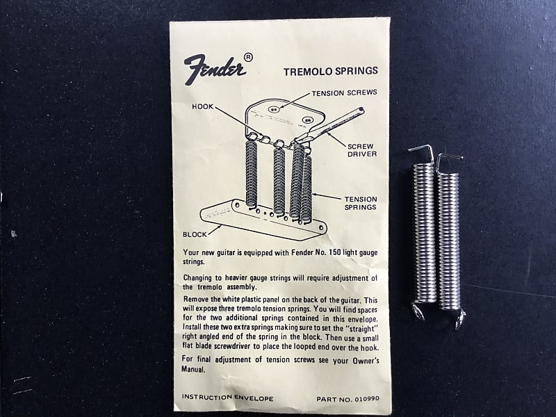 1970’s Fender Stratocaster Original Tremolo Springs and | Reverb