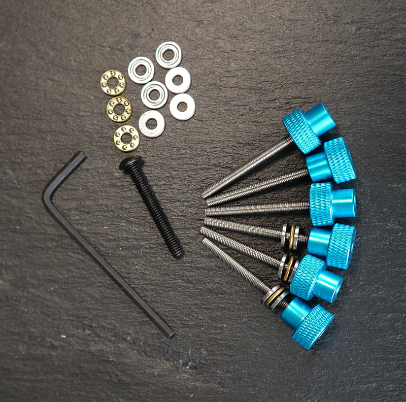 R-Trem Spirit Steinberger Wide Tuning Knobs + Bearings Kit | Reverb