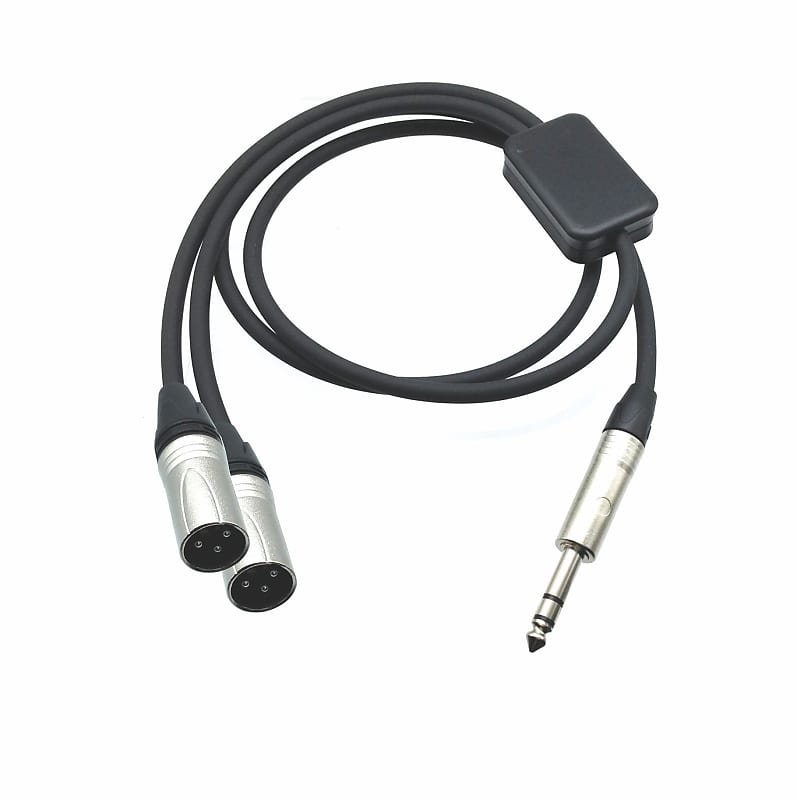 PRO Series Y Cable - 1/4" TRS Male to Dual Male XLR - 12 feet | Reverb