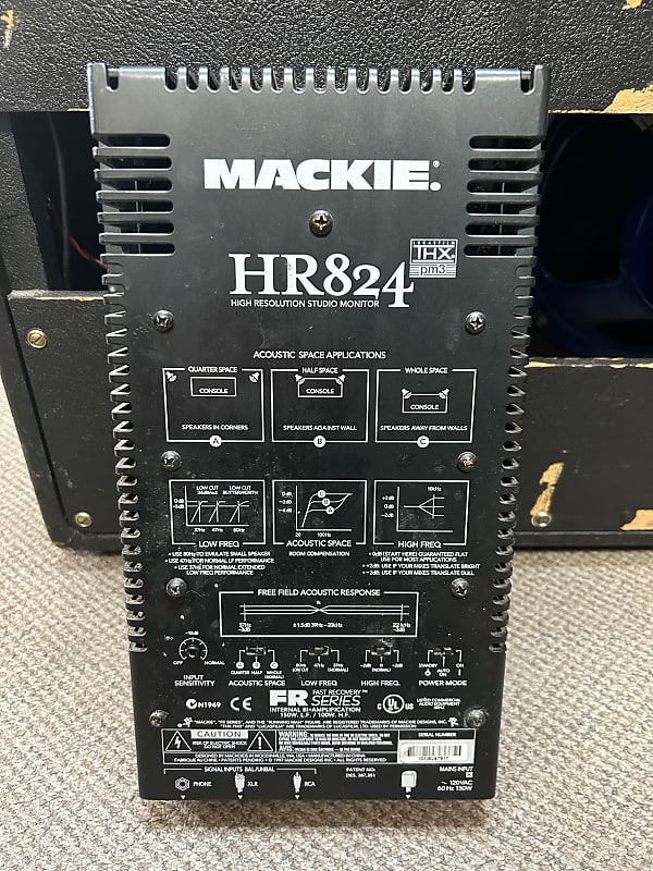 Mackie HR824 Powered Monitor Amp Panel | Reverb