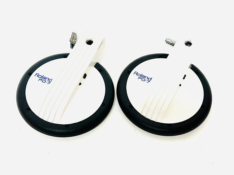 Pair Roland Pd-7 drum trigger pads | Reverb