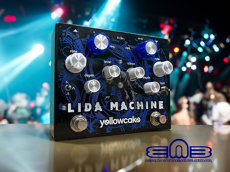 Yellowcake Lida Machine VCF Pedal w/ 2 LFO's Guitar Pedal | Reverb