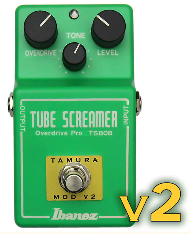 Ibanez TS808-TMv.2, TAMURA-MOD v2 Tube Screamer effects | Reverb