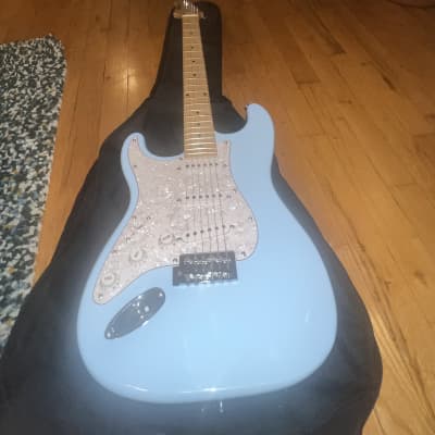 Fender 2001 Left-Handed Player Stratocaster Electron Blue w/ | Reverb