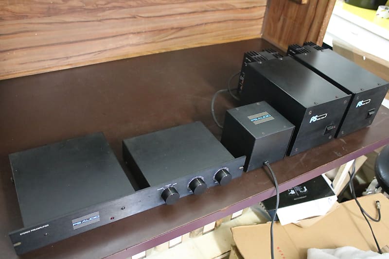 PS Audio Model two amps (pair) & IVa VK Preamplifier | Reverb