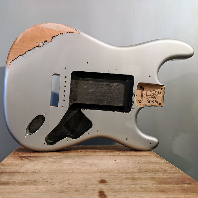 Warmoth Strat Body Inca Silver | Reverb