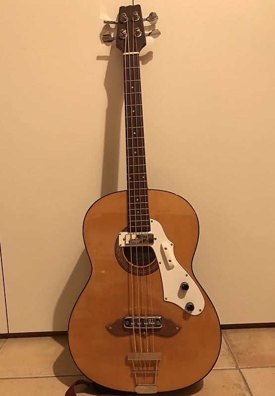 Handcrafted Acoustic Bass - Wood | Reverb