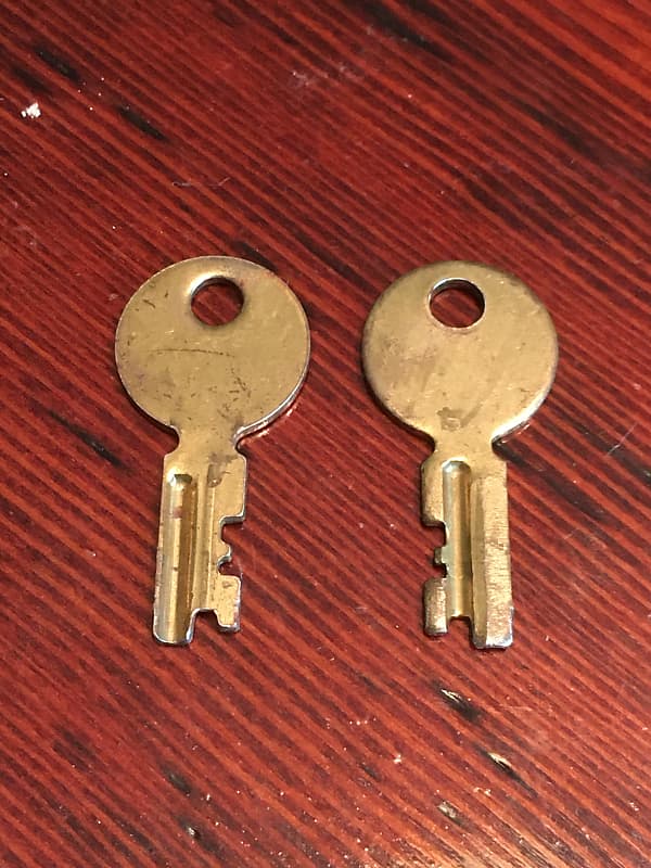 Presto Luggage Keys (2), 1950s - 1960s, Vintage Fender Case | Reverb