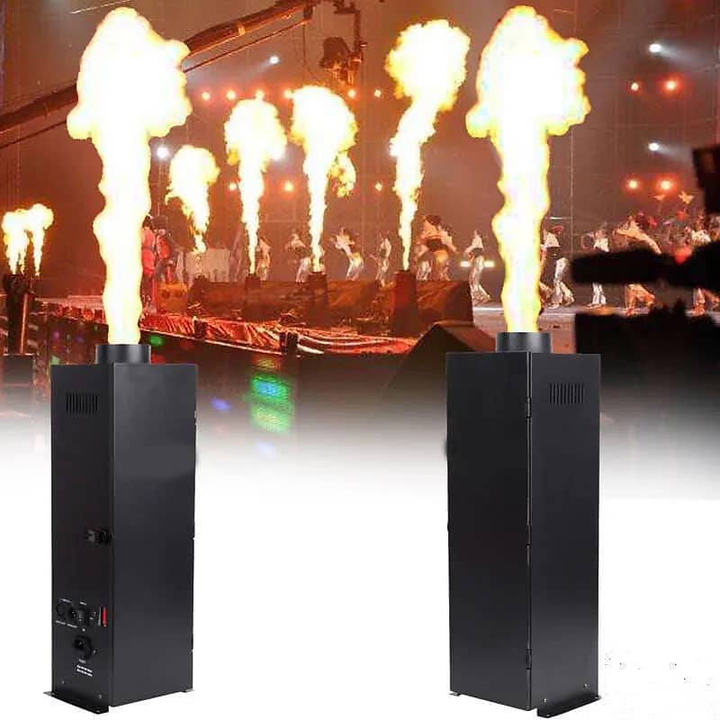 2PCS - 200W DMX Flame Thrower Effect Fire Spray Stage Party | Reverb