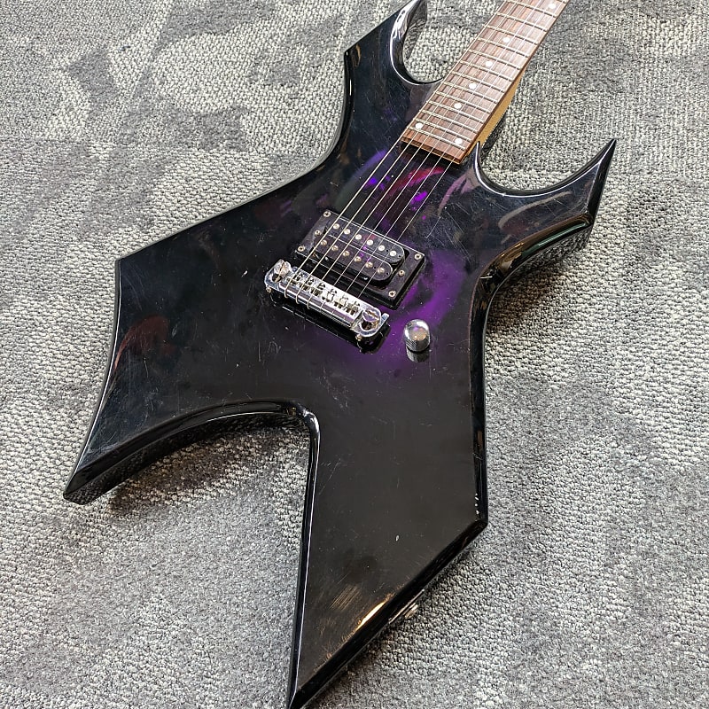B.C. Rich Bronze Series Warlock Electric Guitar Black | Reverb