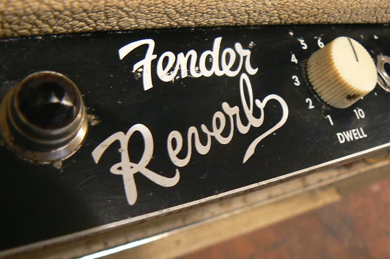 1964 Blonde Fender Reverb Unit 6G15 Circuit | Reverb