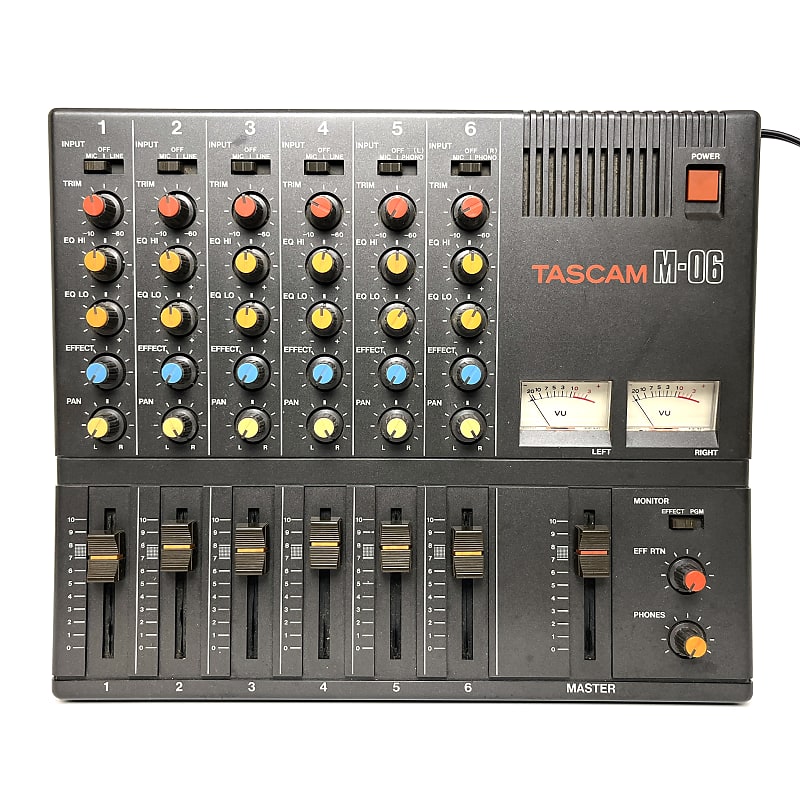 Tascam M-06 6 Channel Stereo Analog Mixer Vintage warm | Reverb