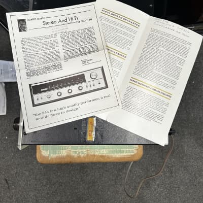 HH Scott 344-b Receiver Preamp Tuner Amplifier 1966 - Silver | Reverb