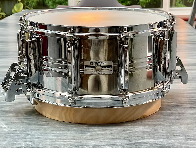 Yamaha SD-065MD 1979-80 14 x 6.5" Chrome Snare Drum Recording | Reverb