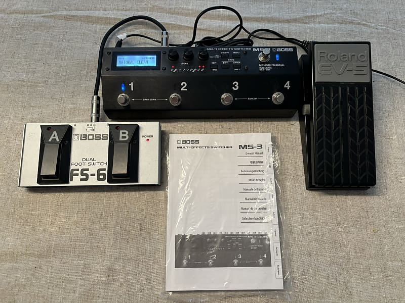 Boss MS-3 Multi-Effects Switcher Bundle (incl. FS-6 | Reverb
