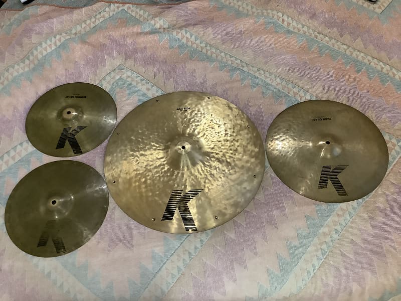 Zildjian K EAK 22” EA.K Jazz Ride, 13” EAK Hihats, 16” EAK | Reverb