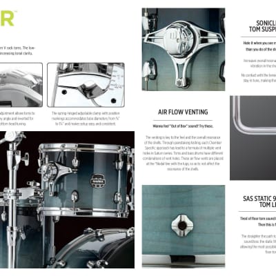 Mapex Saturn Satin Black Studioease Drums | Reverb