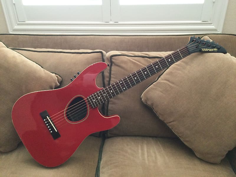 Kramer Ferrington 80s Red with Hard Shell Case🎄 | Reverb