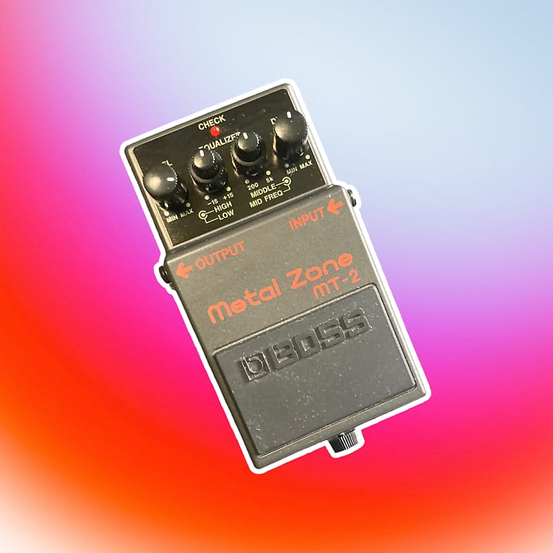 BOSS MT-2 Metal Zone Distortion Effects Pedal - BLACK | Reverb