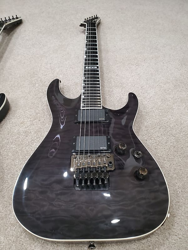 ESP Horizon 2010s - Transparent Quilted Black | Reverb