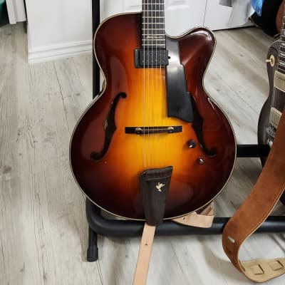 Eastman AR880CE John Pisano Signature Archtop 2008 - Burst | Reverb
