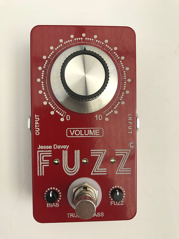 King Tone Guitar Mini Fuzz by Jesse Davey Red | Reverb UK