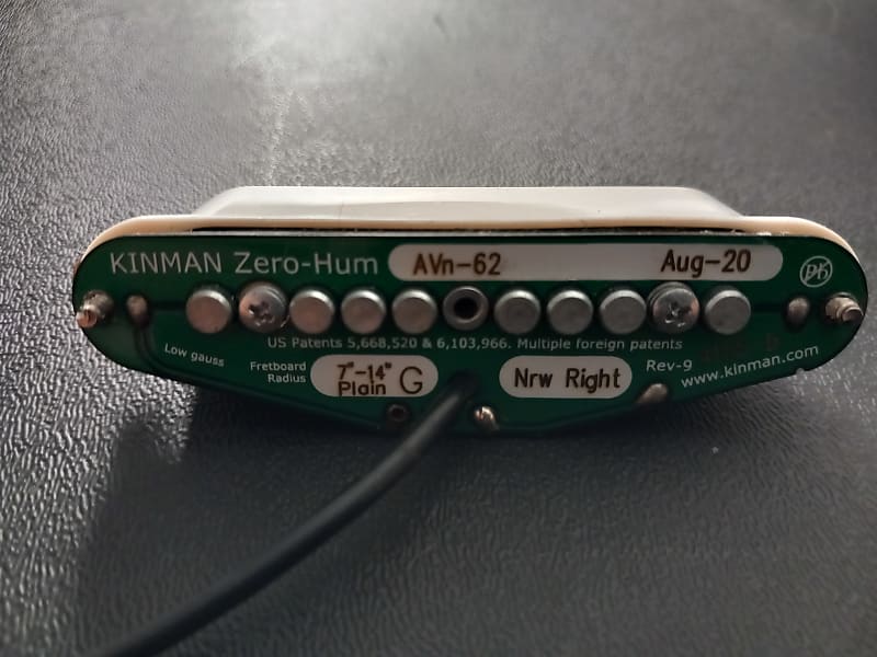 Kinman HX AVn 62 USA neck pickup 0 hum | Reverb