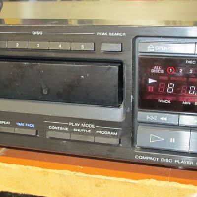 Sony CDP-C505 5 Disc Carousel CD Player Changer w Remote & | Reverb