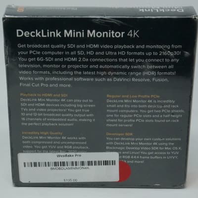 Blackmagic Design Decklink Mini Monitor 4K | Reverb