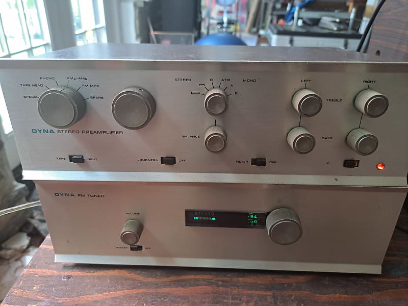 Dynaco Pas 3 tube preamp w/ Fm3 tuner 1960s as is. | Reverb