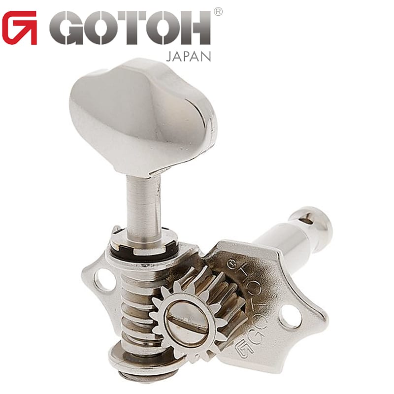 NEW Gotoh SE770-06M OPEN-GEAR Tuning Keys L3+R3 w/ screws 3x3 | Reverb