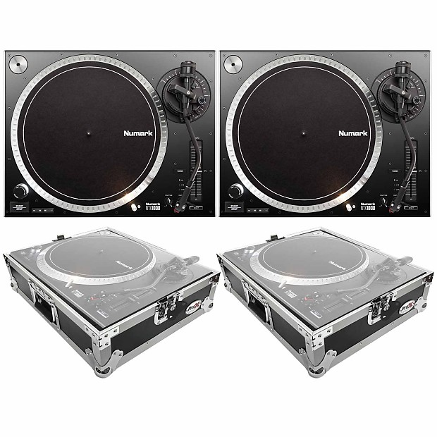 Numark NTX1000 Direct Drive Professional DJ Turntables Pair + | Reverb
