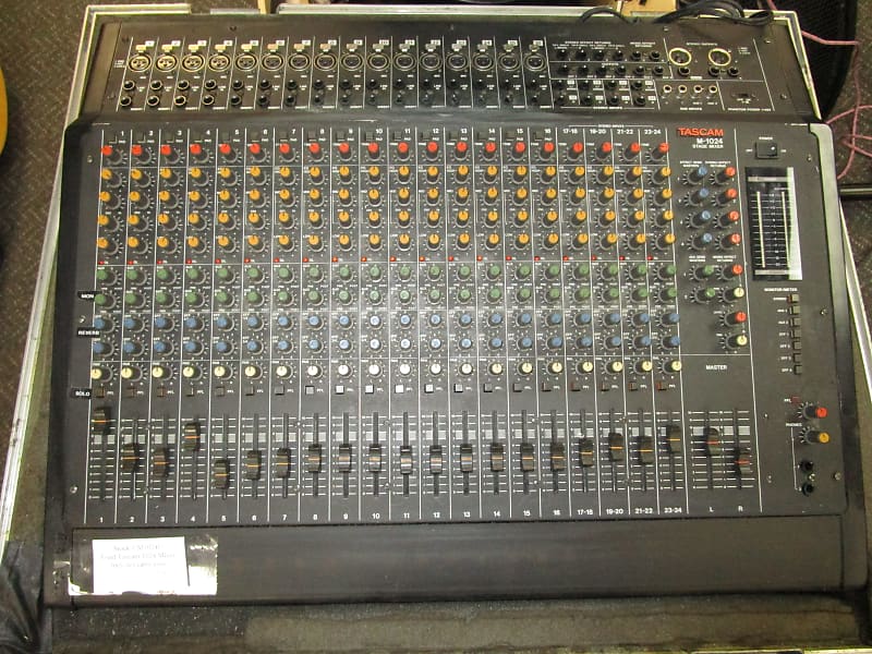 used Tascam M-1024 Stage Mixer mixing console with road case | Reverb