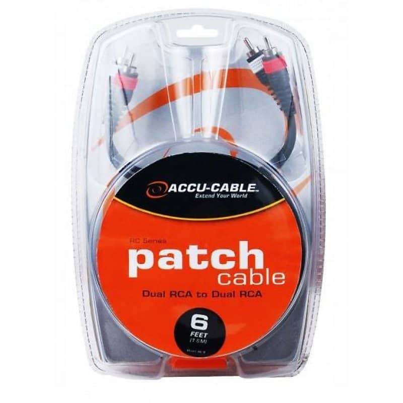 Accu-Cable - 6' Dual RCA Cable! RC-6 *Make An Offer!* | Reverb