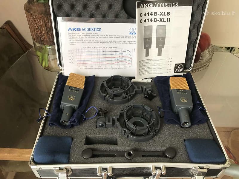 AKG C414 B XLII matched stereo pair | Reverb