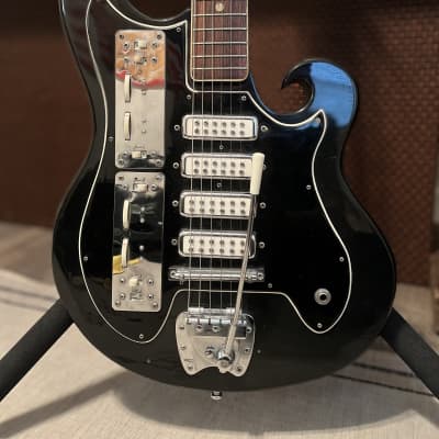 Rare Japan Sekova Mentor 1960’s Black Matching Headstock | Reverb