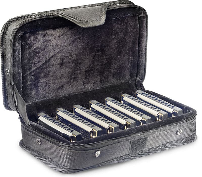 STAGG BJH-B20 SET1 HARMONICA HOWLIN' HARP SET W/CASE | Reverb