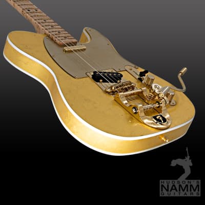 2023 Fender NAMM Display Masterbuilt NOS Gold Leaf Bigsby | Reverb