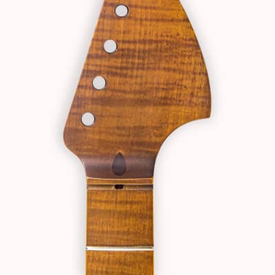 Fits Stratocaster Body Flamed Maple CBS headstock Neck | Reverb
