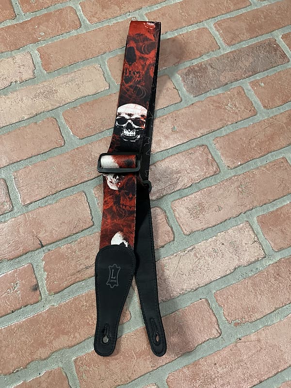 Levy's Red Skull Strap | Reverb