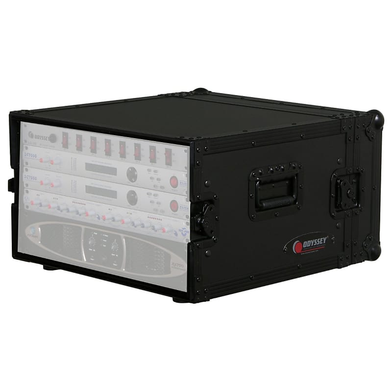 Odyssey FZAR06BL Black 6U Pro Amp Rack Case fits 19" Rack | Reverb