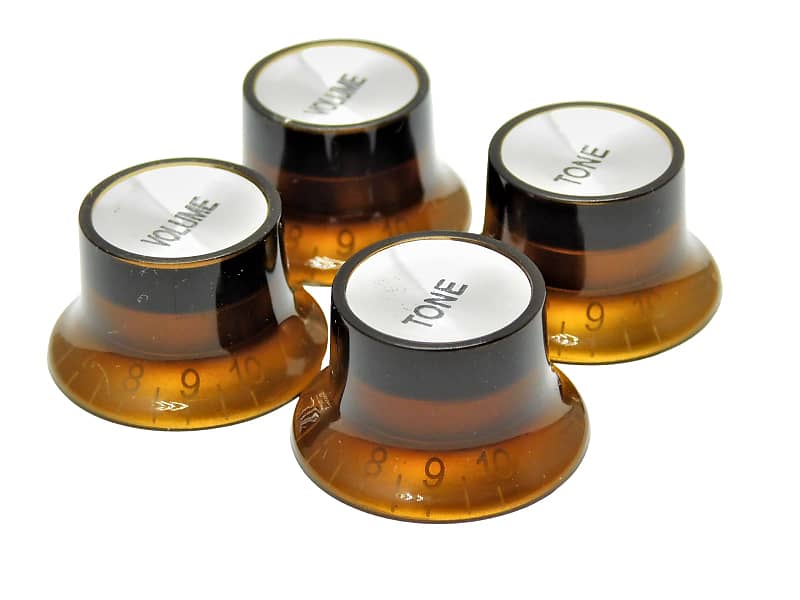 Amber Gibson® Style reflector Knobs Metric Size (18 Spline) 2 | Reverb